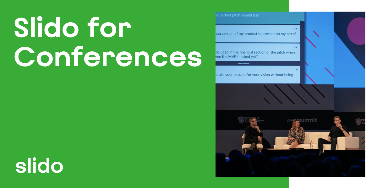 Slido for conferences | Slido - Audience Interaction Made Easy