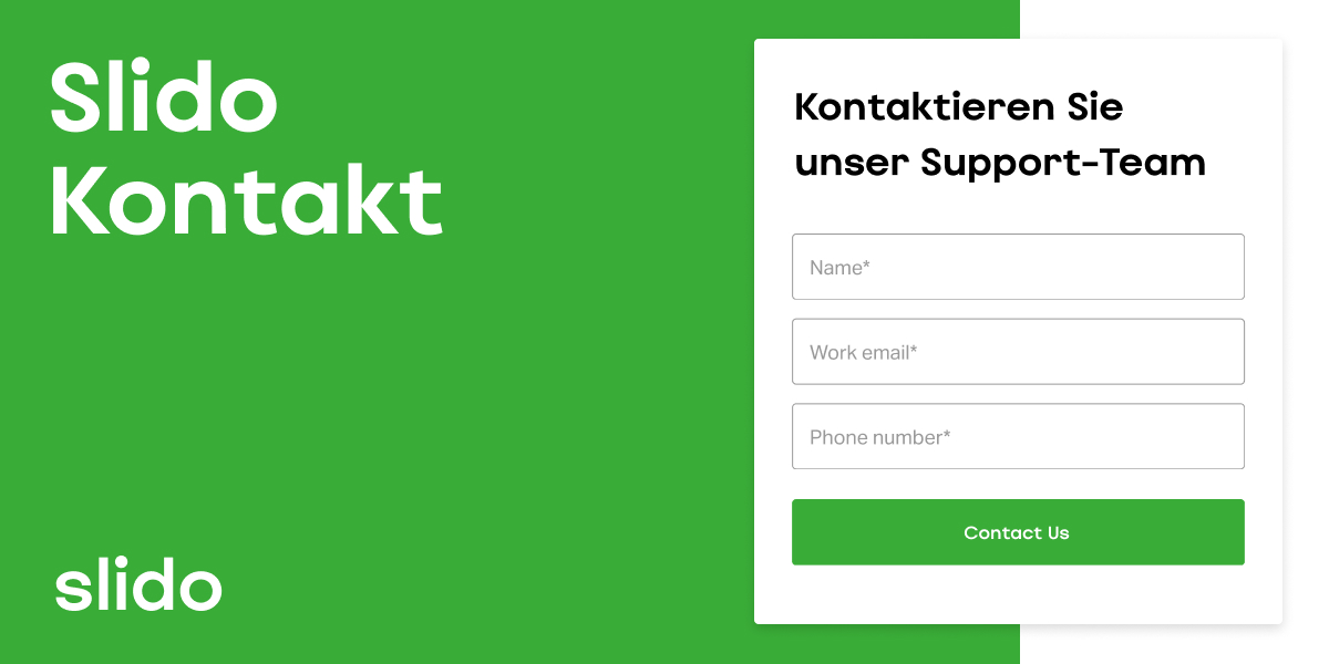 Kontaktieren Sie uns