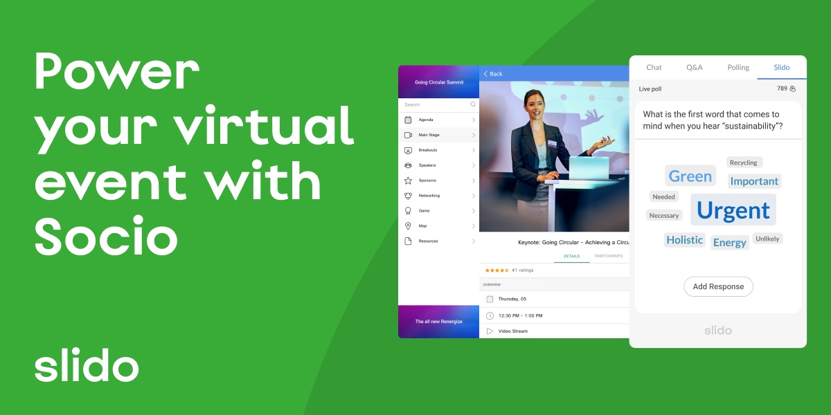 Power Your Conference with Webex Events | Slido - Audience Interaction ...