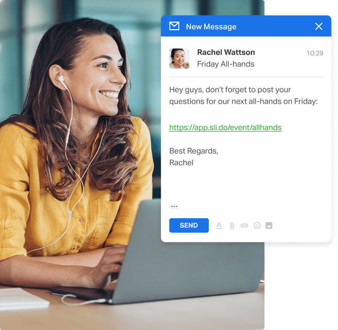 Slido for all-hands meetings | Slido - Audience Interaction Made Easy