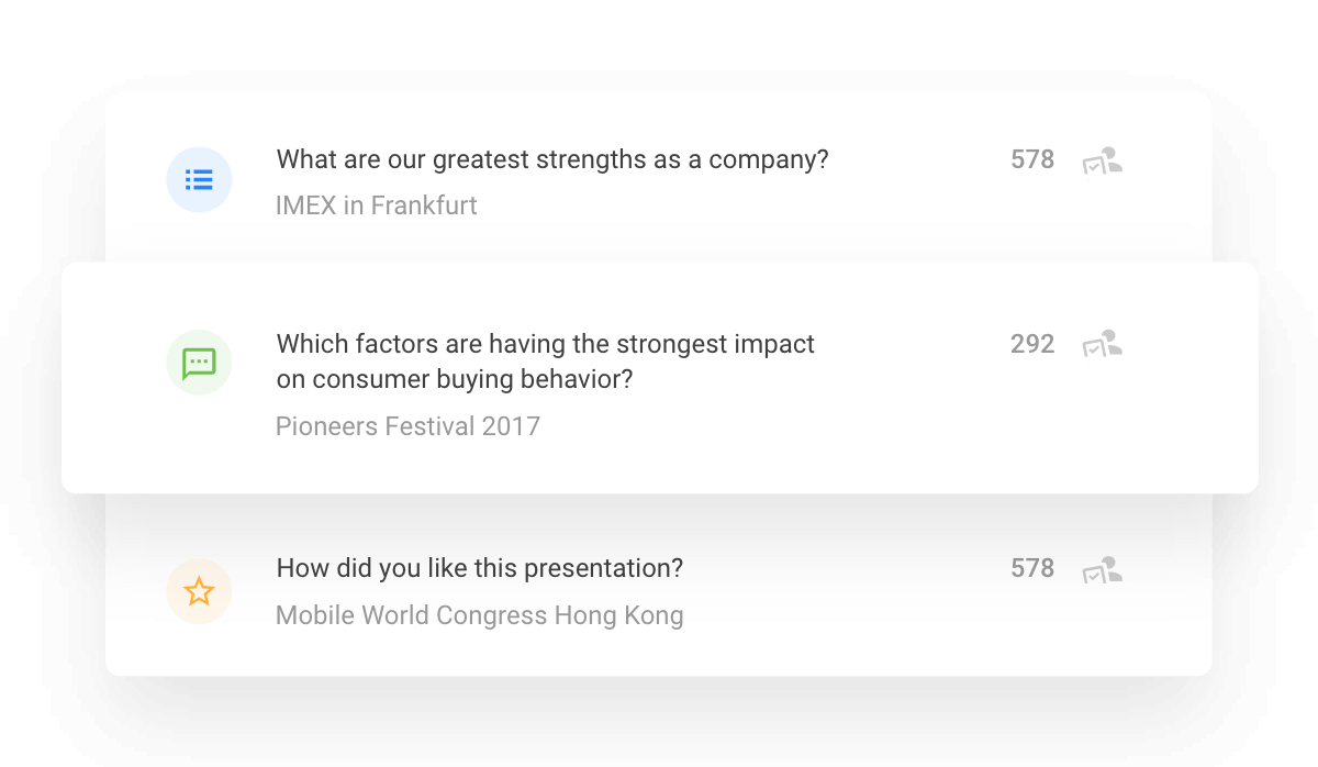 Analytics | Slido - Audience Interaction Made Easy