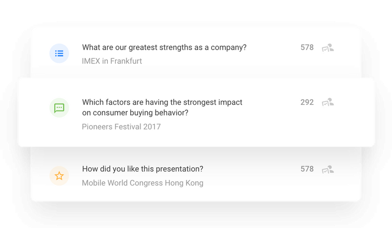 Analytics | Slido - Audience Interaction Made Easy