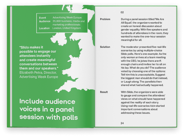 Slido for conferences | Slido - Audience Interaction Made Easy