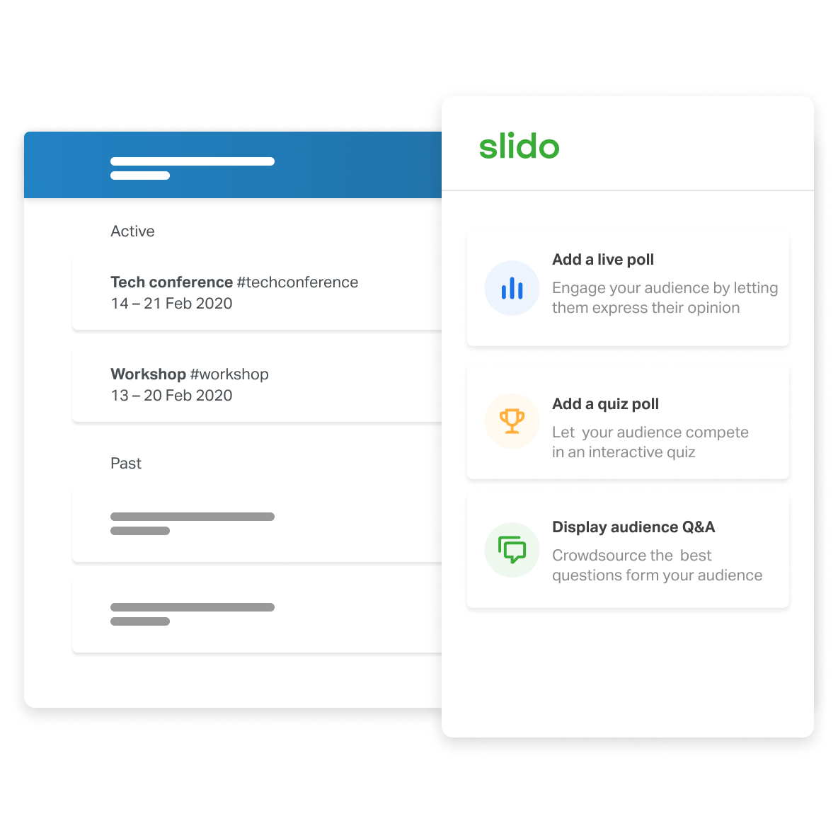 Slido for conferences | Slido - Audience Interaction Made Easy