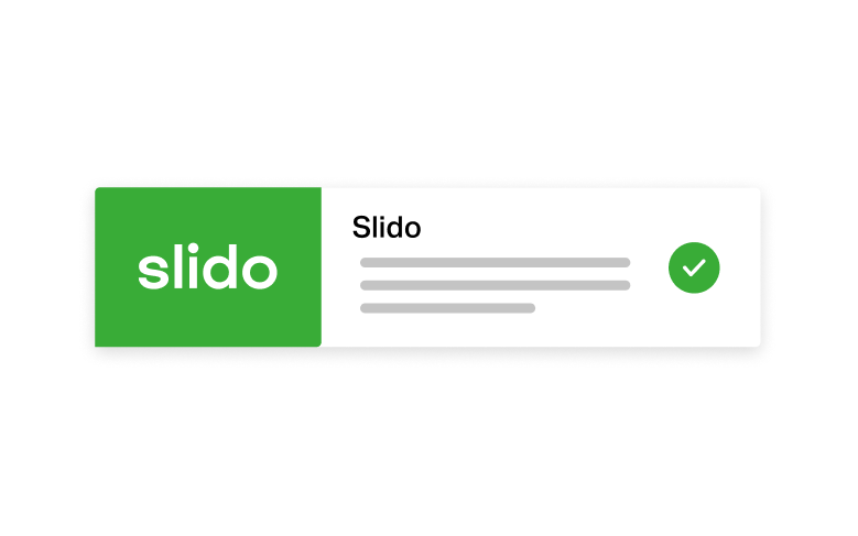 Slido for conferences | Slido - Audience Interaction Made Easy