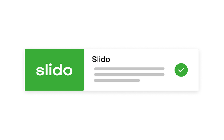 Slido for conferences | Slido - Audience Interaction Made Easy