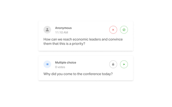 Slido for conferences | Slido - Audience Interaction Made Easy