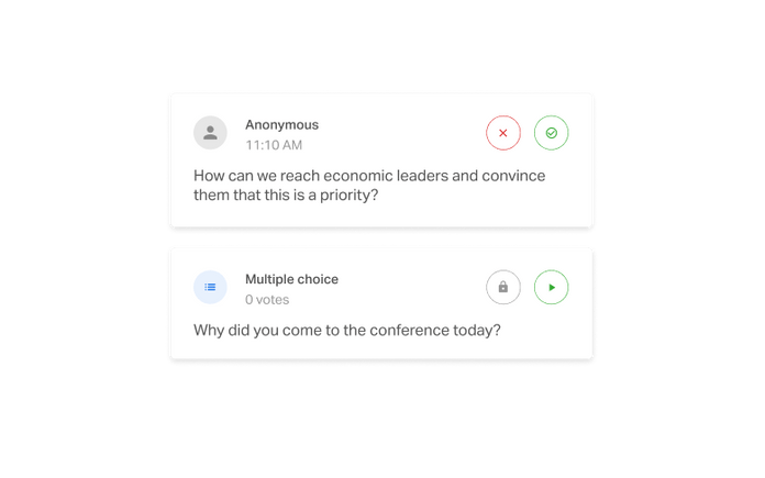 Slido for conferences | Slido - Audience Interaction Made Easy