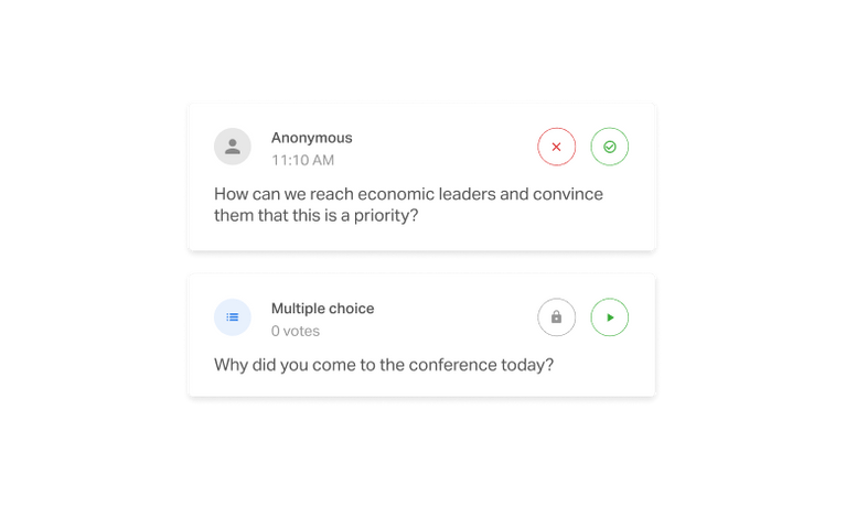 Slido for conferences | Slido - Audience Interaction Made Easy