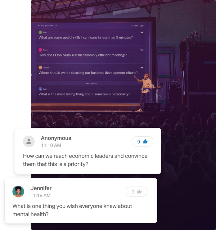 Slido for conferences | Slido - Audience Interaction Made Easy