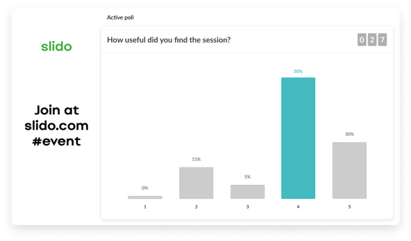 Slido for conferences | Slido - Audience Interaction Made Easy
