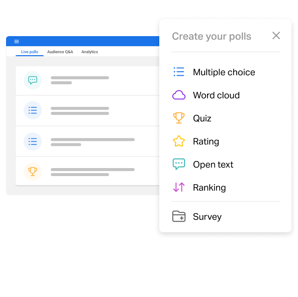 Slido Engage - Unlimited polls, quizzes and exports