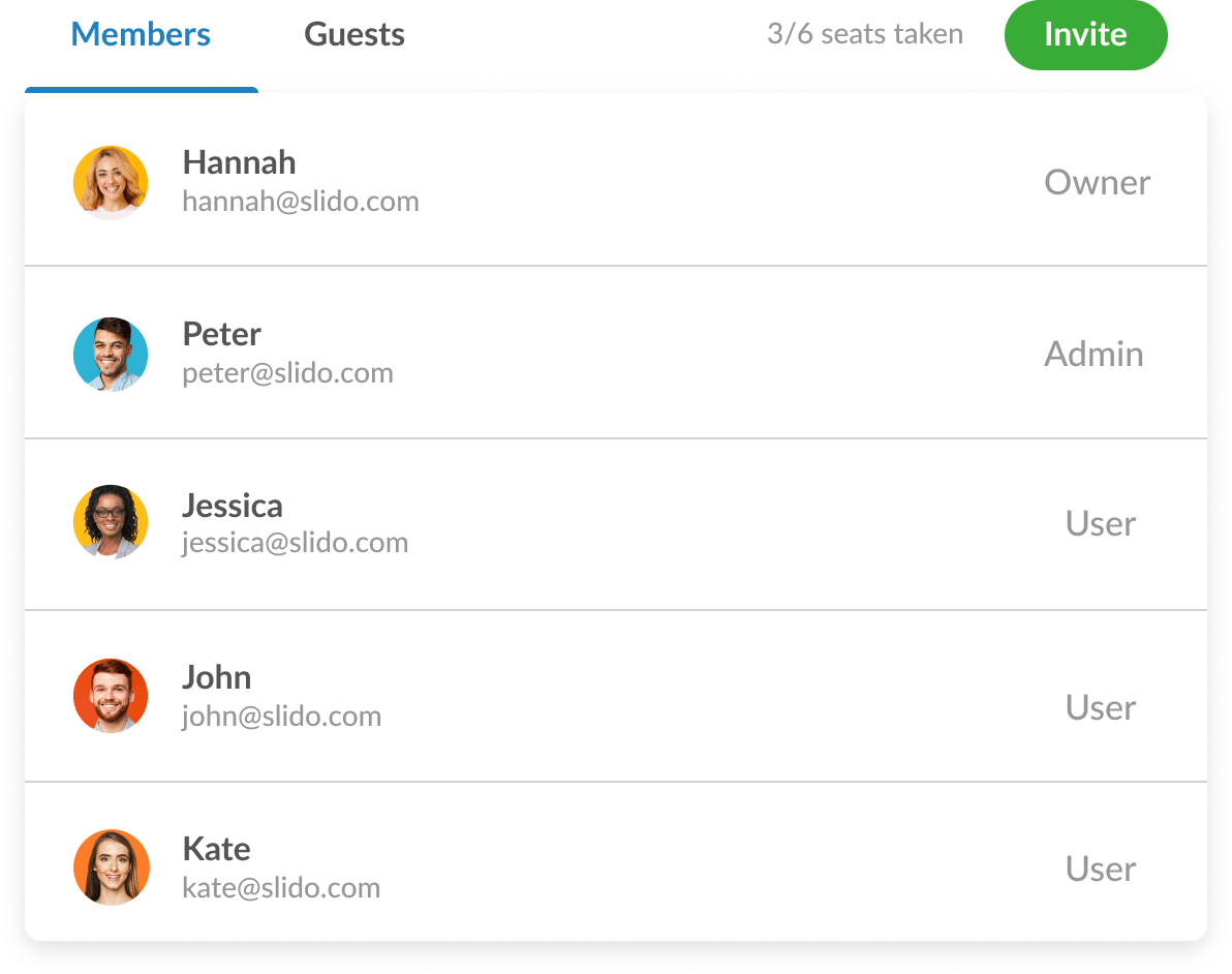 Slido for Enterprise | Slido - Audience Interaction Made Easy