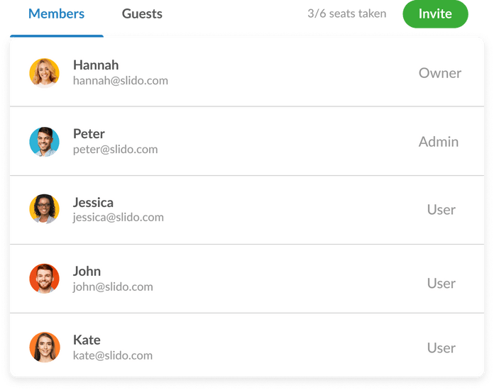 Slido for Enterprise | Slido - Audience Interaction Made Easy