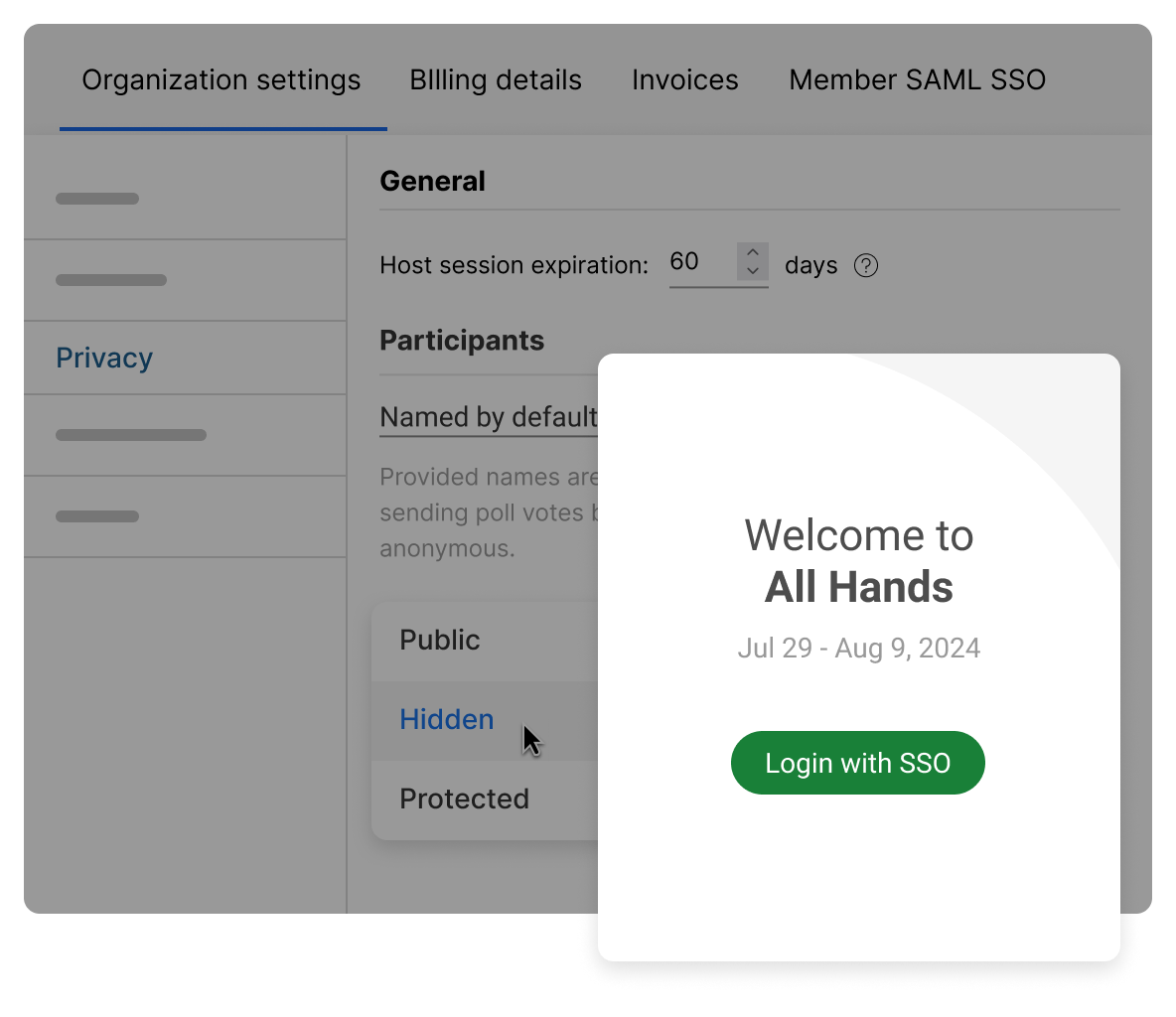 Slido Enterprise - Maximum security and support