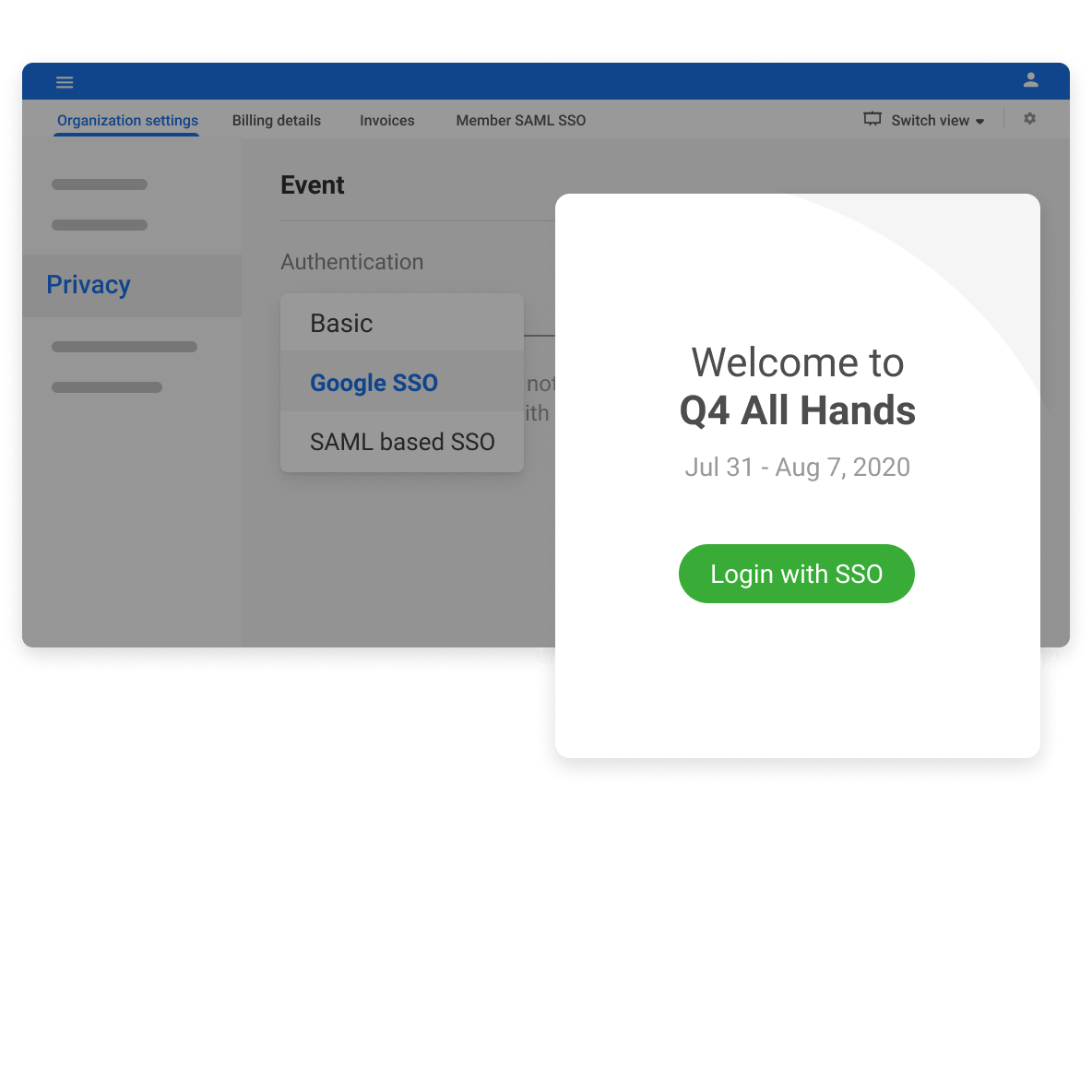 Slido Enterprise - Maximum security and support