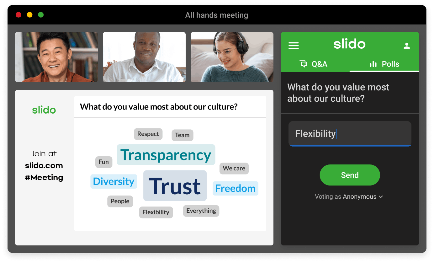 Slido pour les entreprises