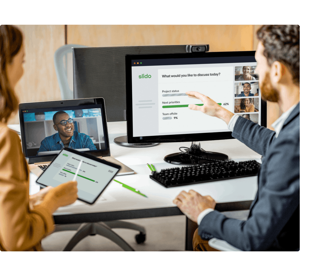 Run Inclusive Hybrid Meetings | Slido - Audience Interaction Made Easy