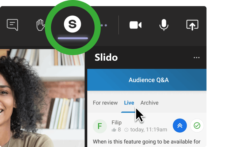 Advanced Live Polling and Q&A for Microsoft Teams | Slido - Audience ...