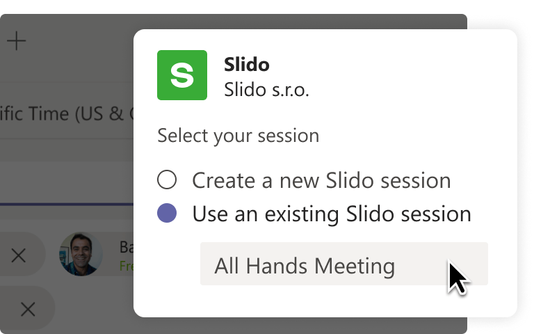 Advanced Live Polling and Q&A for Microsoft Teams | Slido - Audience ...