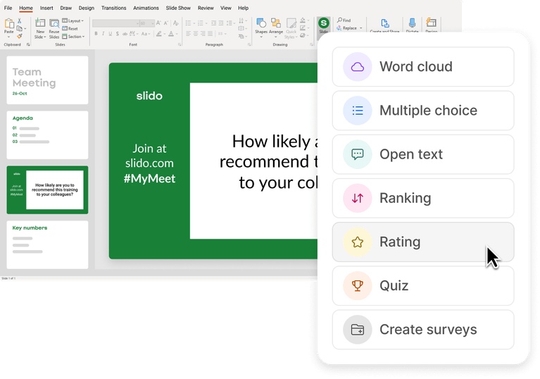 The Easiest Live Polling for PowerPoint | Slido - Audience Interaction ...