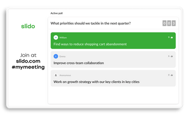 Ideas | Slido - Audience Interaction Made Easy