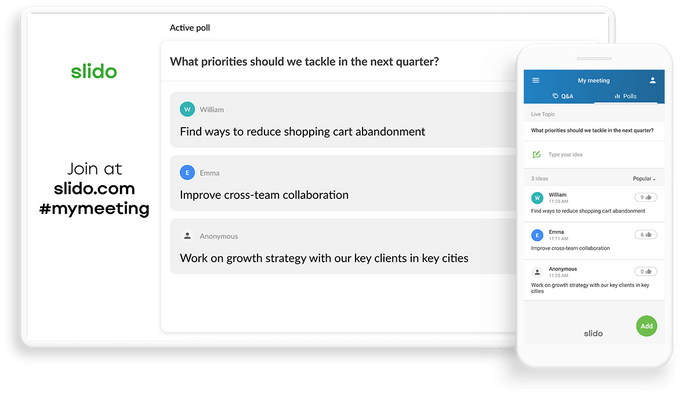 Slido features | Slido - Audience Interaction Made Easy