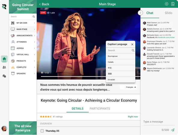 Power Your Conference with Webex Events | Slido - Audience Interaction ...
