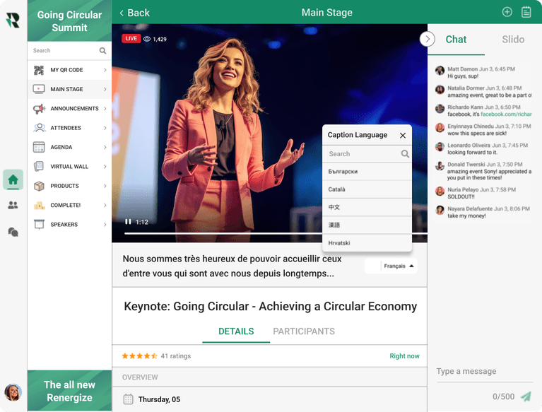 Power Your Conference with Webex Events | Slido - Audience Interaction ...