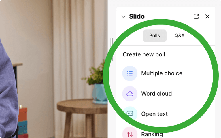 Live Polling and Q&A for Webex Meetings | Slido - Audience Interaction ...
