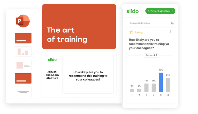 Live polling - Slido