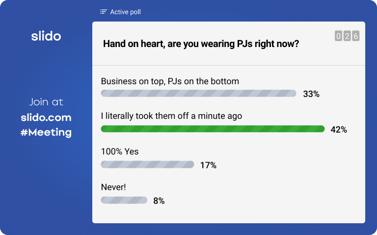 Online Poll Maker – Create Free Anonymous Live Polls | Slido