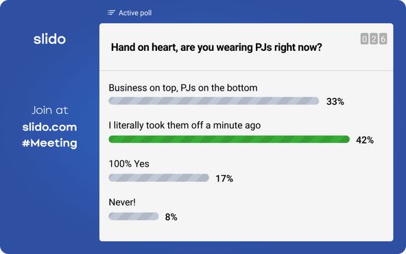 Online Poll Maker – Create Free Anonymous Live Polls | Slido