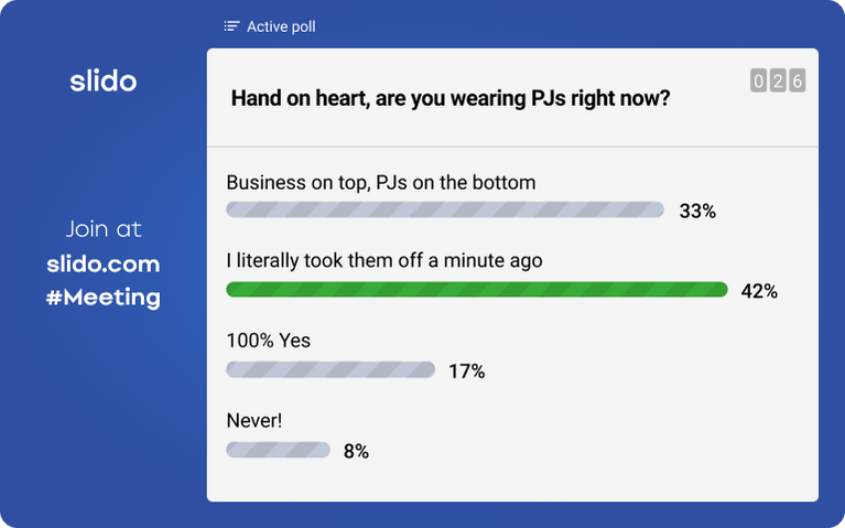 Online Poll Maker – Create Free Anonymous Live Polls | Slido