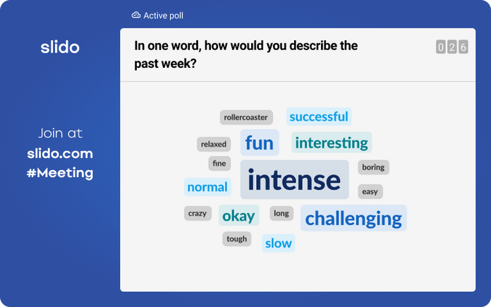 Online Poll Maker – Create Free Anonymous Live Polls | Slido