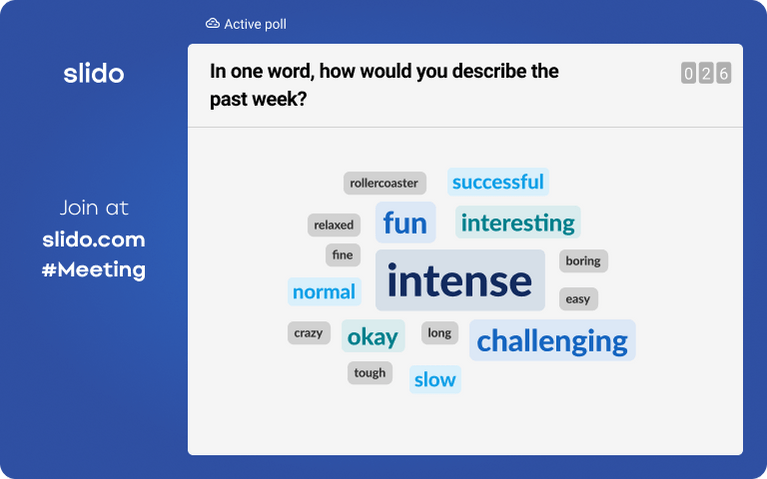 Online Poll Maker – Create Free Anonymous Live Polls | Slido