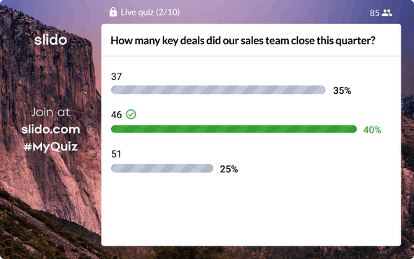 Quiz Maker – Host Interactive Live Quizzes Online | Slido