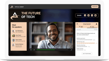 Live video integration | Slido - Audience Interaction Made Easy