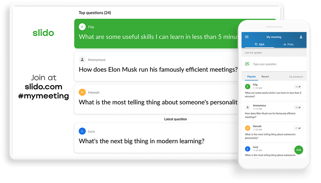 Slido features | Slido - Audience Interaction Made Easy