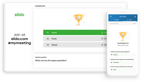 Slido features | Slido - Audience Interaction Made Easy
