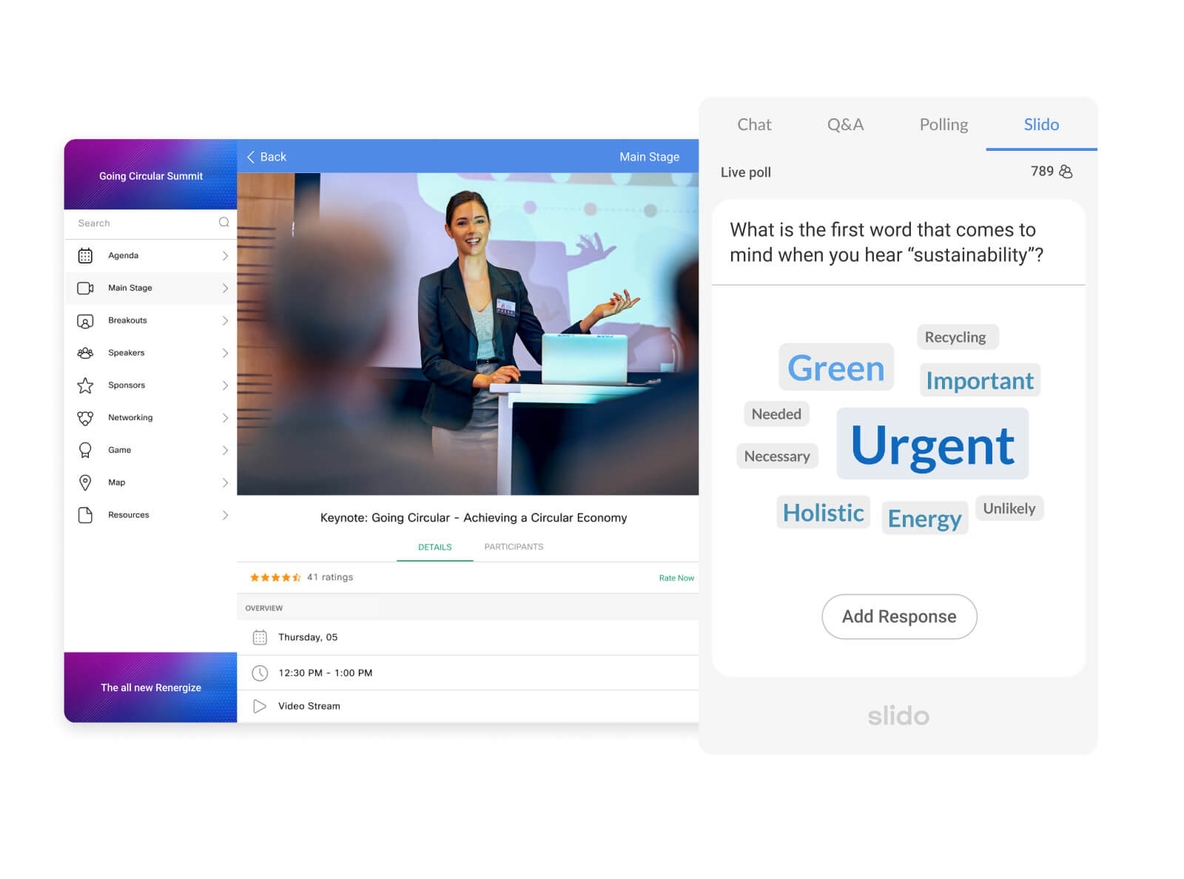 Power Your Conference with Webex Events | Slido - Audience Interaction ...