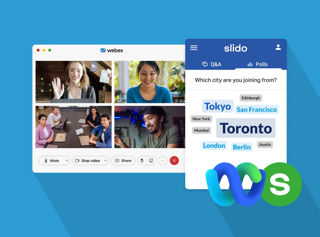 Live Polling and Q&A for Webex Meetings | Slido - Audience Interaction ...
