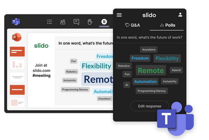 Work better together with polls and Q&A in your meetings | Slido