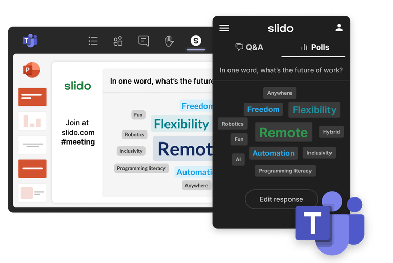 Work better together with polls and Q&A in your meetings | Slido