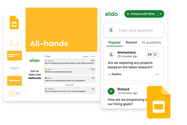 Work better together with polls and Q&A in your meetings | Slido