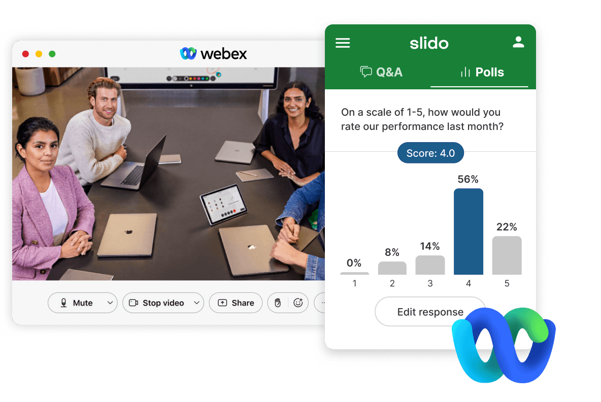Work better together with polls and Q&A in your meetings | Slido